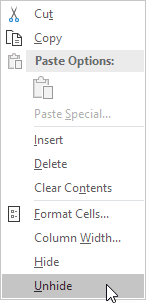 Hide Columns Or Rows In Excel - Complete Tutorial